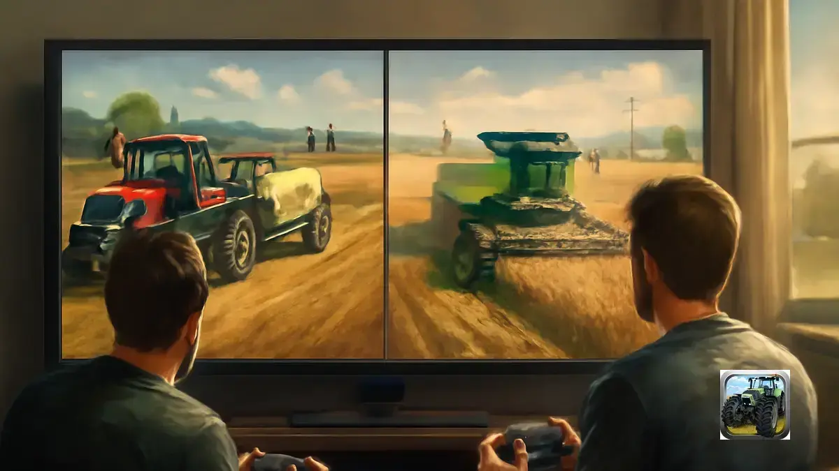 Split Screen on Farming Simulator 19 - PS4 Guide - HowTo