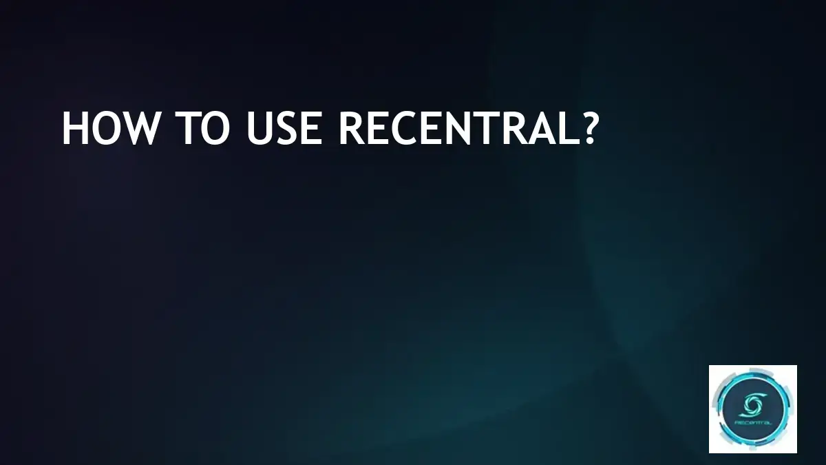 How to Use RECentral for Streaming and Recording - FAQ