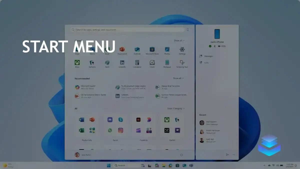 Redesigned Start Menu Reaches All Windows 11 Users