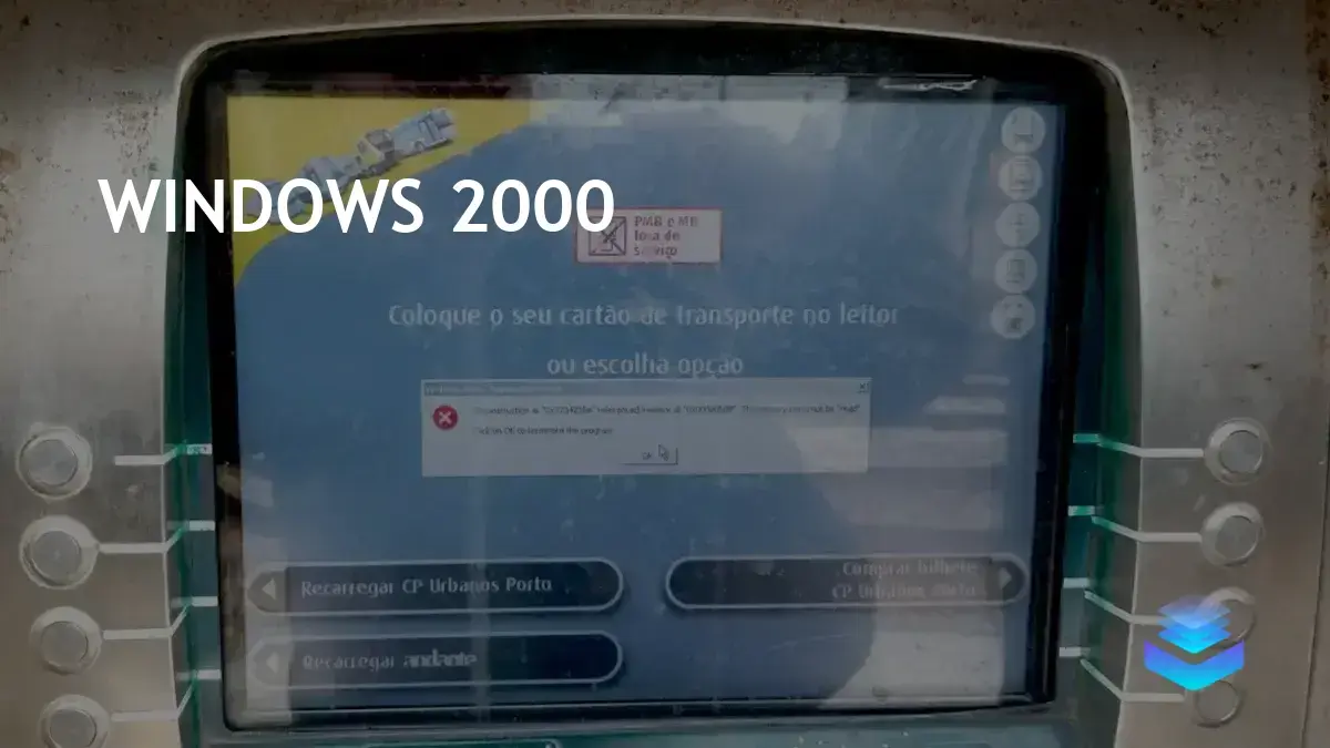 Windows 2000 Error Halts Portugal Ticket Machines