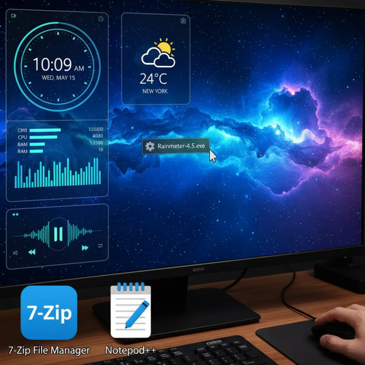Как установить Rainmeter на Windows — быстрая инструкция | Maombi