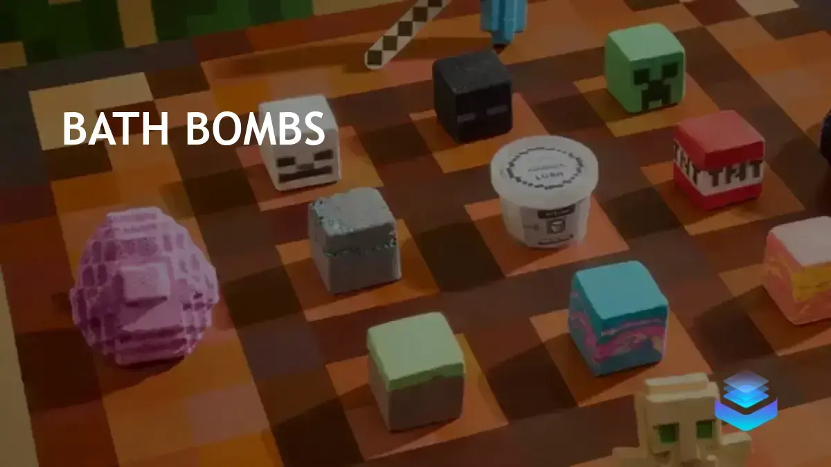 Minecraft and LUSH Partner for In-Game and Real-World Bath Bomb Collection