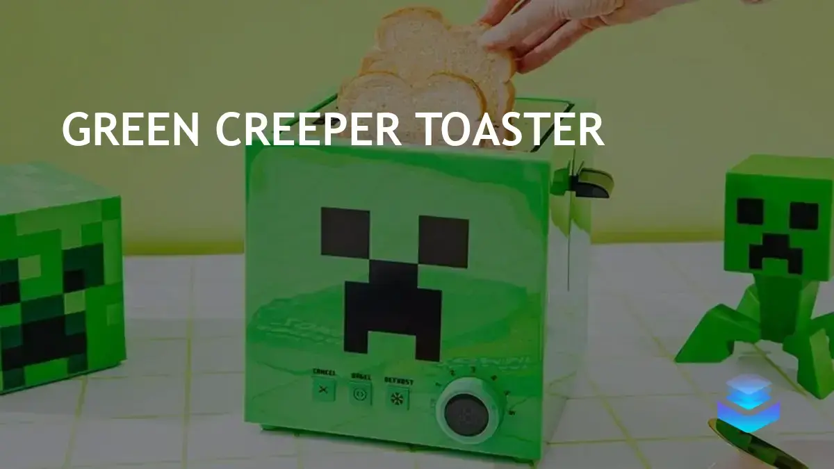 Minecraft Green Creeper Toaster Launches for Game Enthusiasts