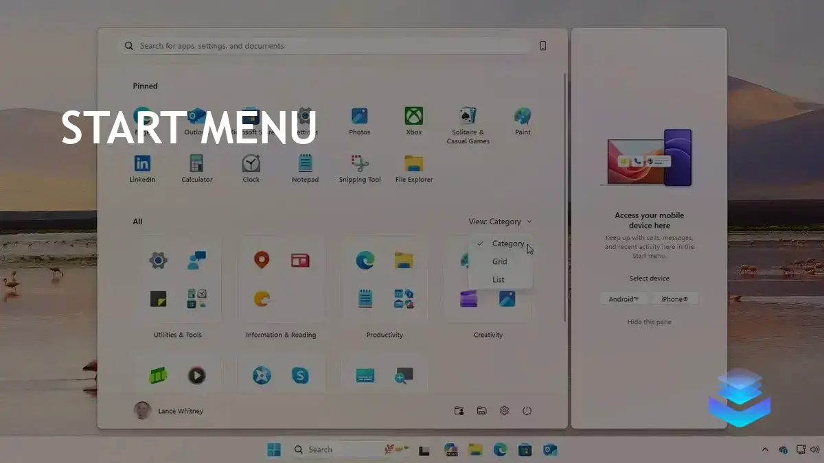 Microsoft Updates Windows 11 Start Menu with New Layout