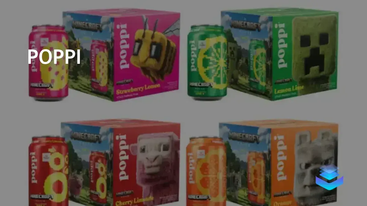 Poppi Launches Limited Edition Beverages with Minecraft Tie-In