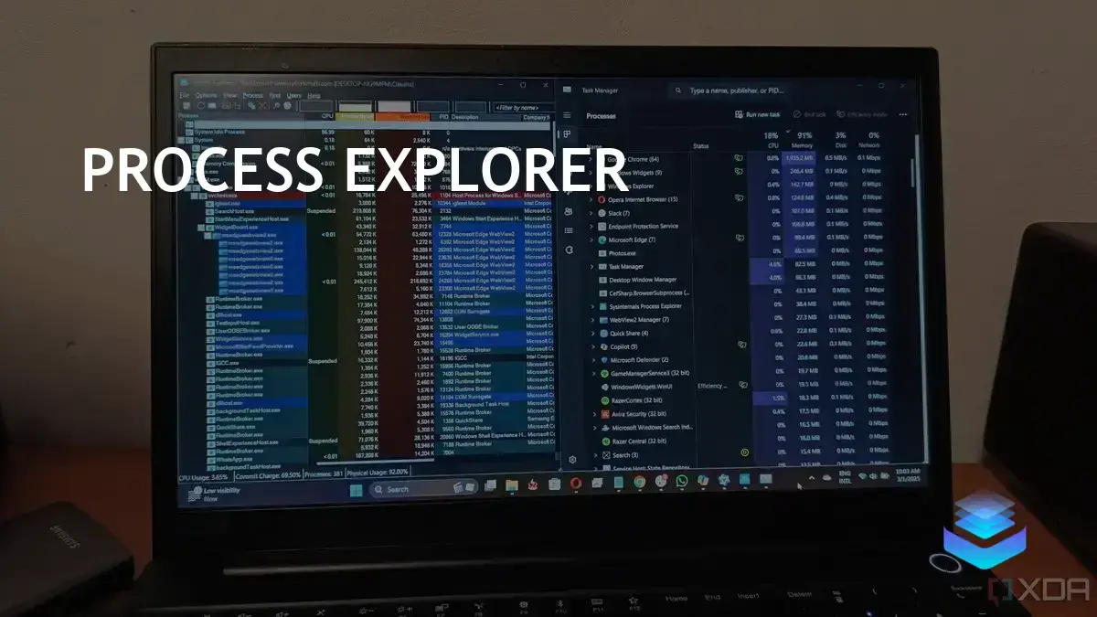 Process Explorer улучшает мониторинг системных процессов Windows