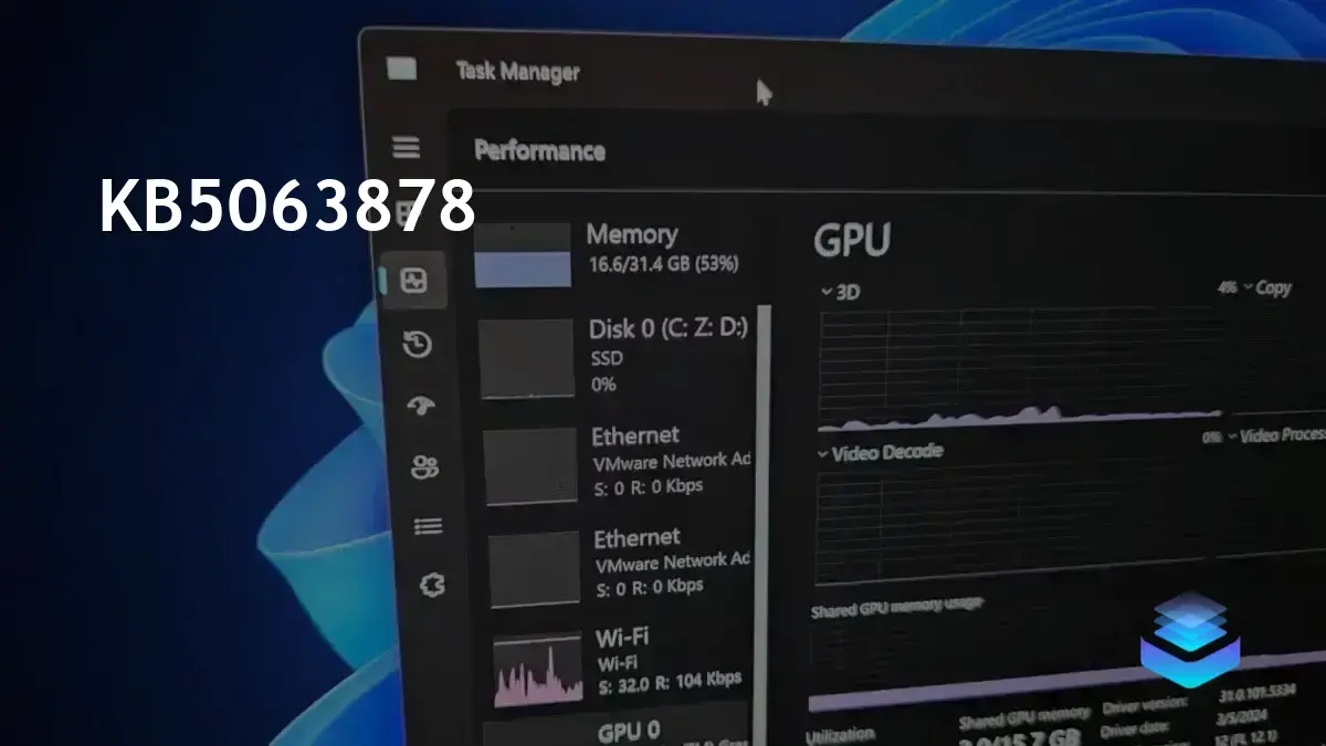 KB5063878 Update Boosts Performance in Windows 11 24H2 | Maombi.com