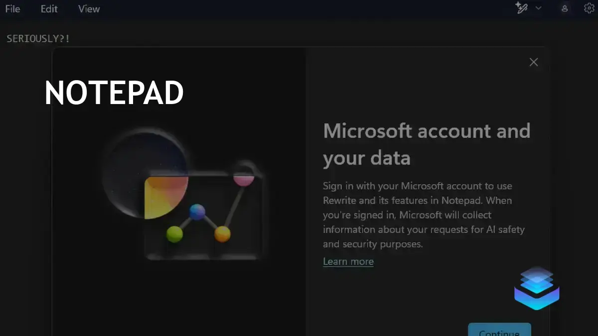 Microsoft Integrates AI in Notepad with Windows 11 Updates | Maombi.com